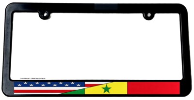 USA American Senegal World Flag Country License Plate Frame | eBay