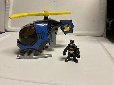 DC Super Friends Imaginext BATCOPTER Helicopter With Batman Figure | eBay