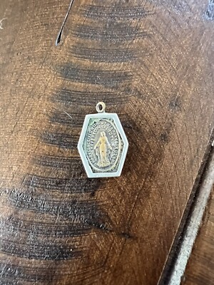 Vintage Catholic Religious Medal Miraculous Mary | eBay
