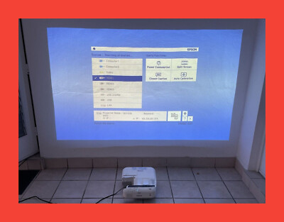Epson Brightlink 595wi Ultra-Short Throw Projector NEW LAMP(2 YR ...