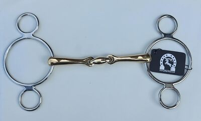 Two Ring Gag Lozenge Bit German Silver MP/Horse Bits | eBay