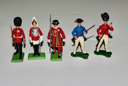 BRITAINS LTD lot of 5 figures guards war | eBay