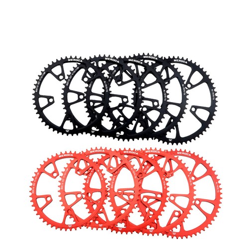Bicycle Round Chain Wheel 110BCD Road Bike Wide Narrow Chainring 50/52 ...