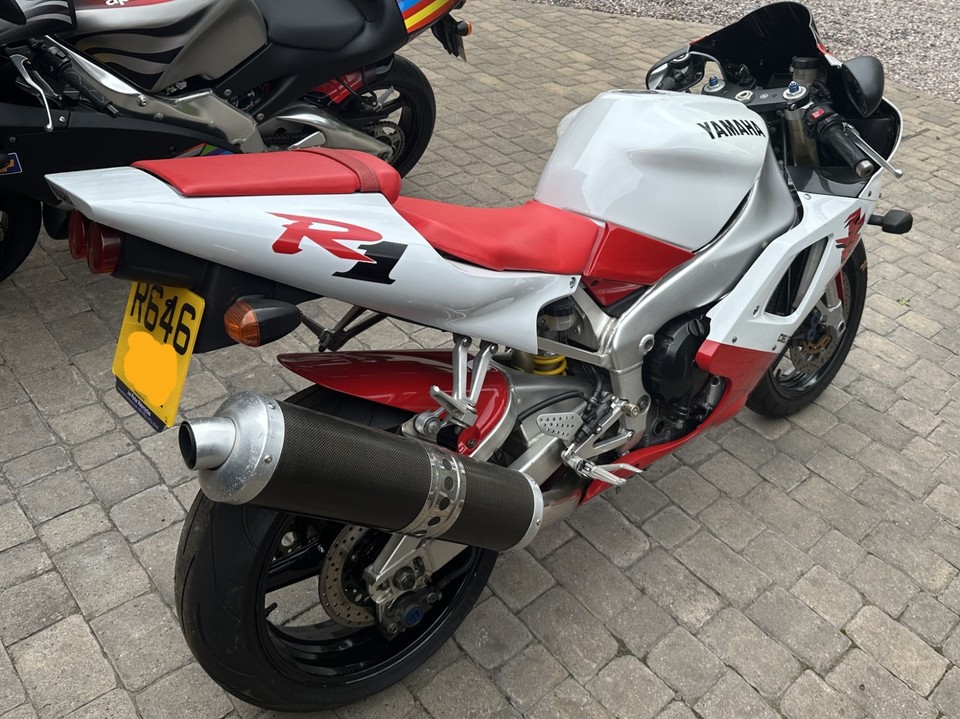 1998 Yamaha R1 4xv Red & White | eBay UK