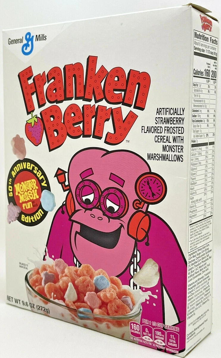 Frankenberry Cereal Box