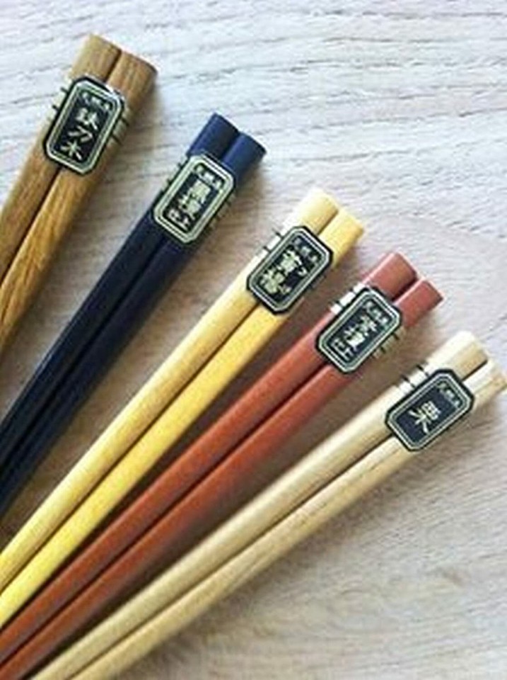 Set of 5 Pairs Wooden Chopstick Gift Set S-3674 | eBay