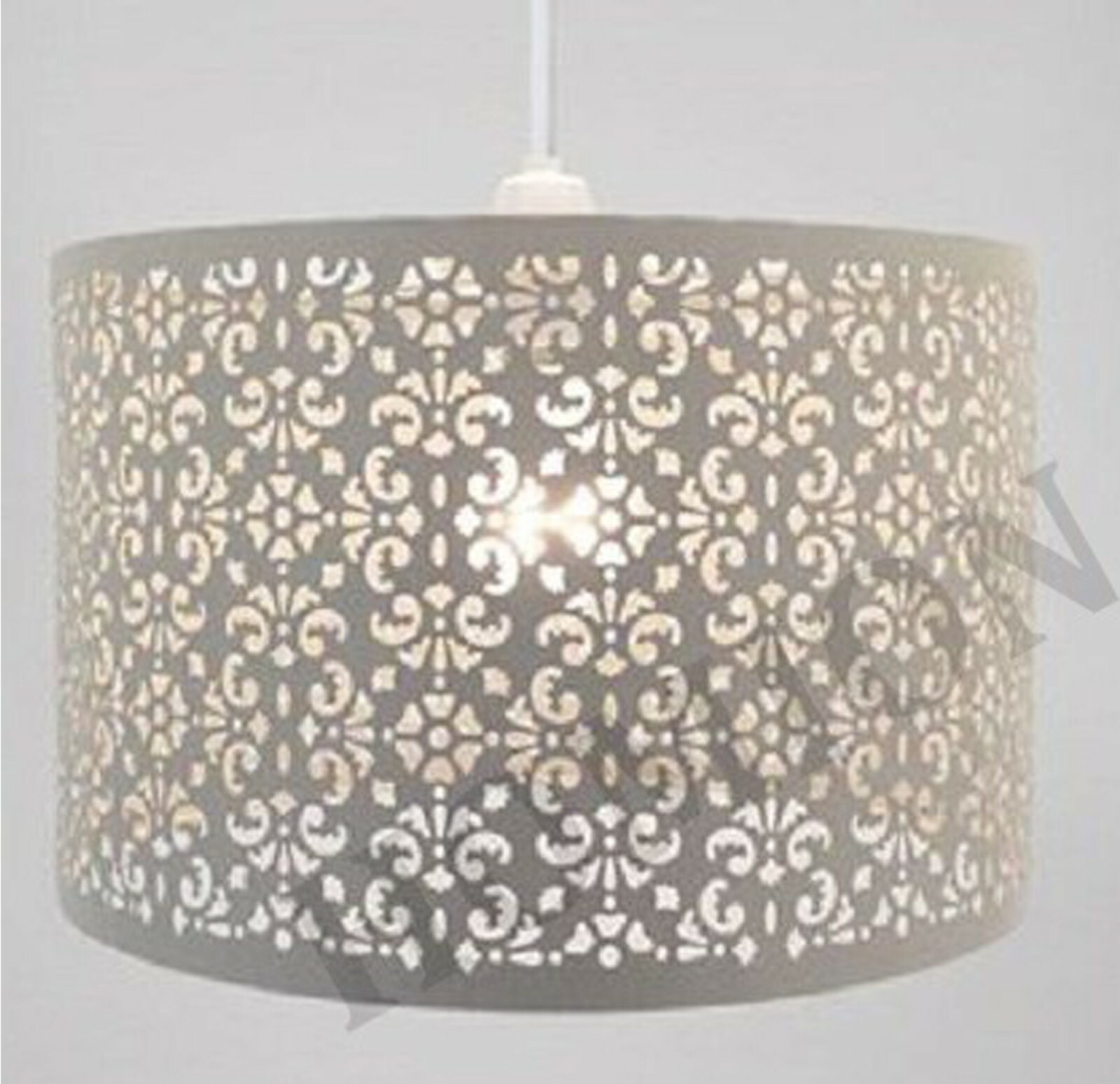 Easy Fit Sparkly Ceiling Pendant Light Shade Fitting Modern Decoration ...