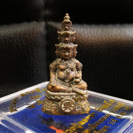 Maha Setthi Nawagot 9 Face LP Thongdam Thai Magic Amulet Good Lucky Wealth Rich | eBay