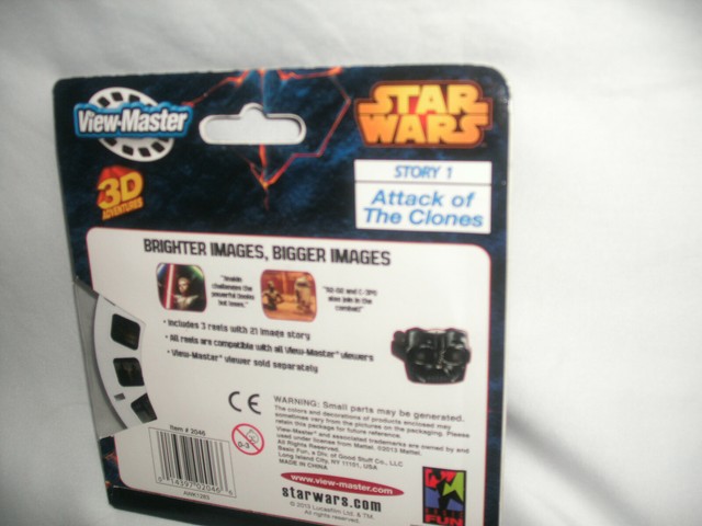 STAR WARS View Master ATTACK OF THE CLONES 3 Reel Set 3D ADVENTURES ...