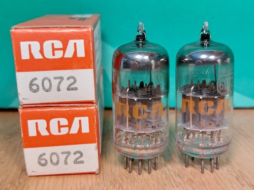 Pair of RCA 6072 NOS NIB Vacuum Tubes - 12% matched | eBay