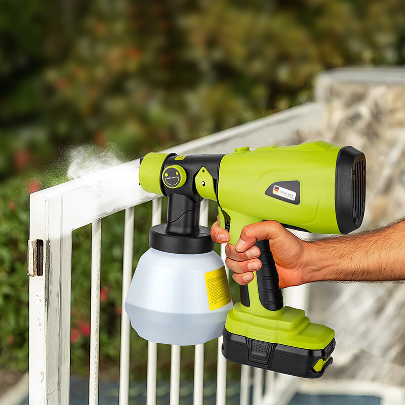 Cordless Paint Sprayer for Ryobi 18V Battery Handheld HVLP Spray Gun ...