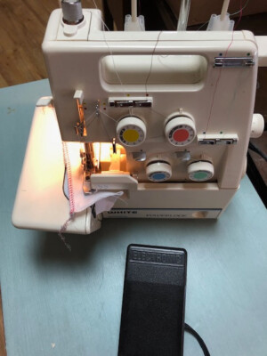 Hemming Machine For Sweaters 4 Thread Overlock , 1200 Stitches/Min ...
