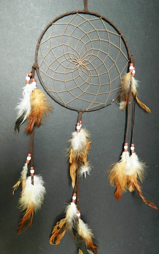 Large Dreamcatcher Brown Traditional Apache Indian Dream Catcher ...