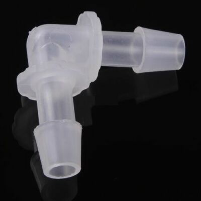 L-Shaped Joint L-Piece Hose Pipe Tube Connector Plastic 2 Point Joiner ...