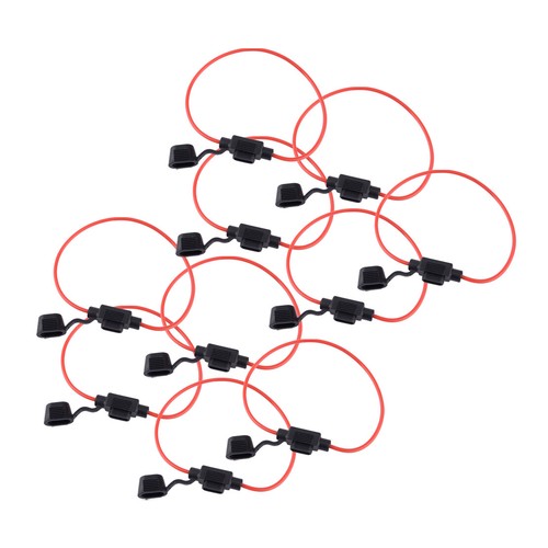 10 Pack 20A 12V Car Mini Blade Inline Fuse Holder Fuses Waterproof ...