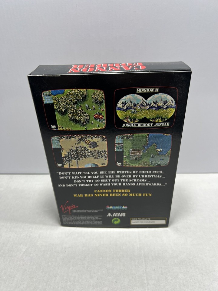 Cannon Fodder BOX ONLY (Atari Jaguar, 1995) 702763001620| eBay