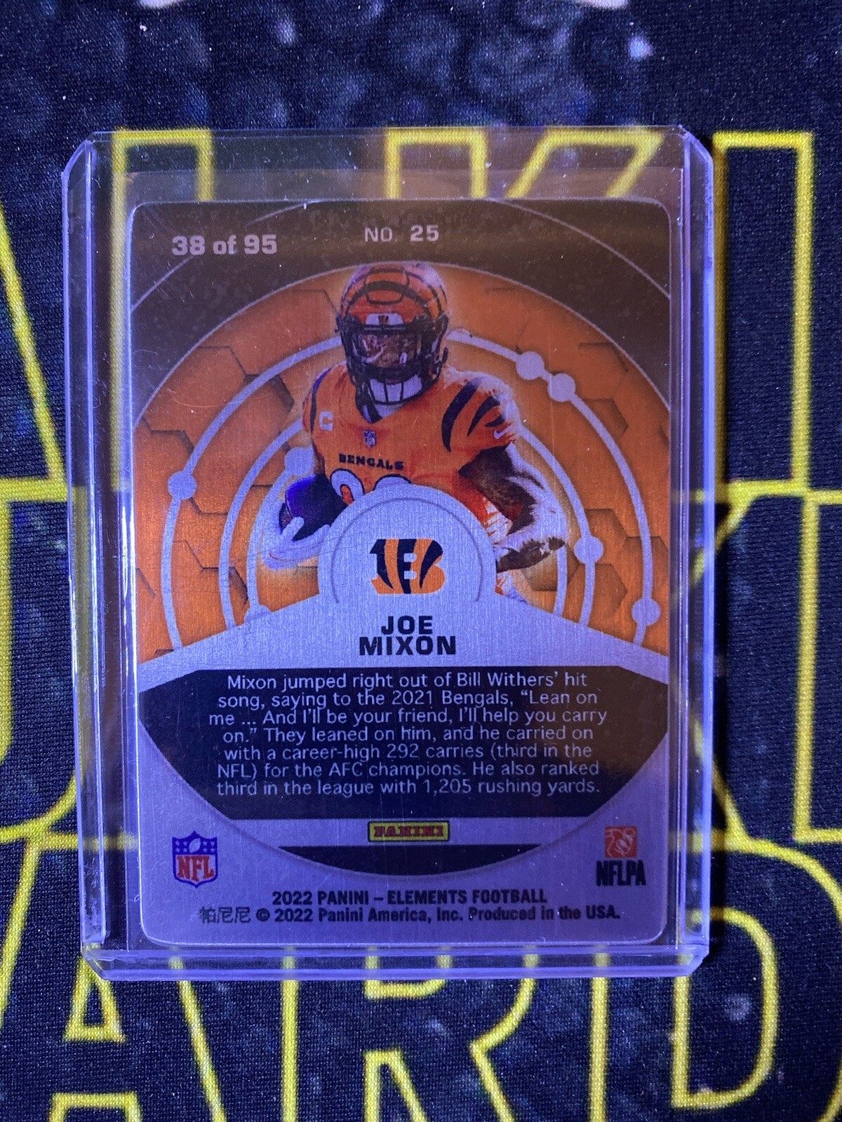 2022 Panini Elements - Joe Mixon #25 Americium /95 for sale online | eBay