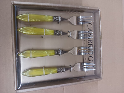 Cambridge Cocktail Forks Or Spreader Knives 4 Piece Set NEW | eBay