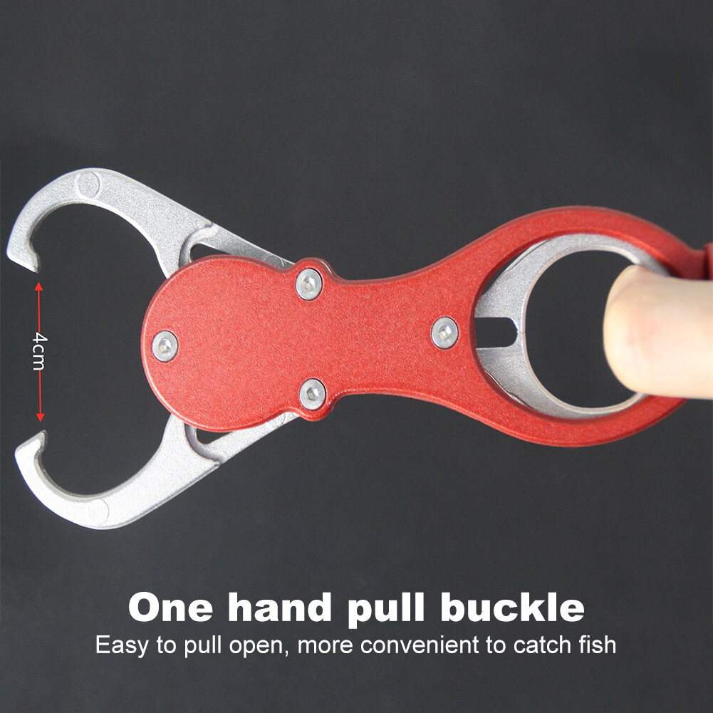 Fish Lip Gripper Fish Scales Fish Holder with Lanyard Non-Slip Handle ...