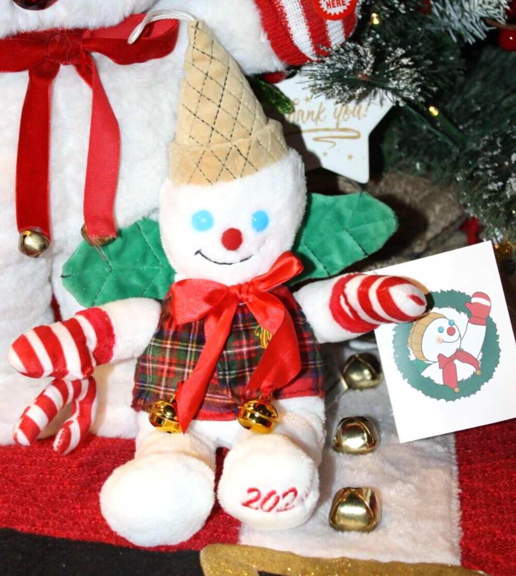 2024 MR BINGLE SNOWMAN PLUSH 11” NOLA ICON RED GREEN PLAID VEST MR ...