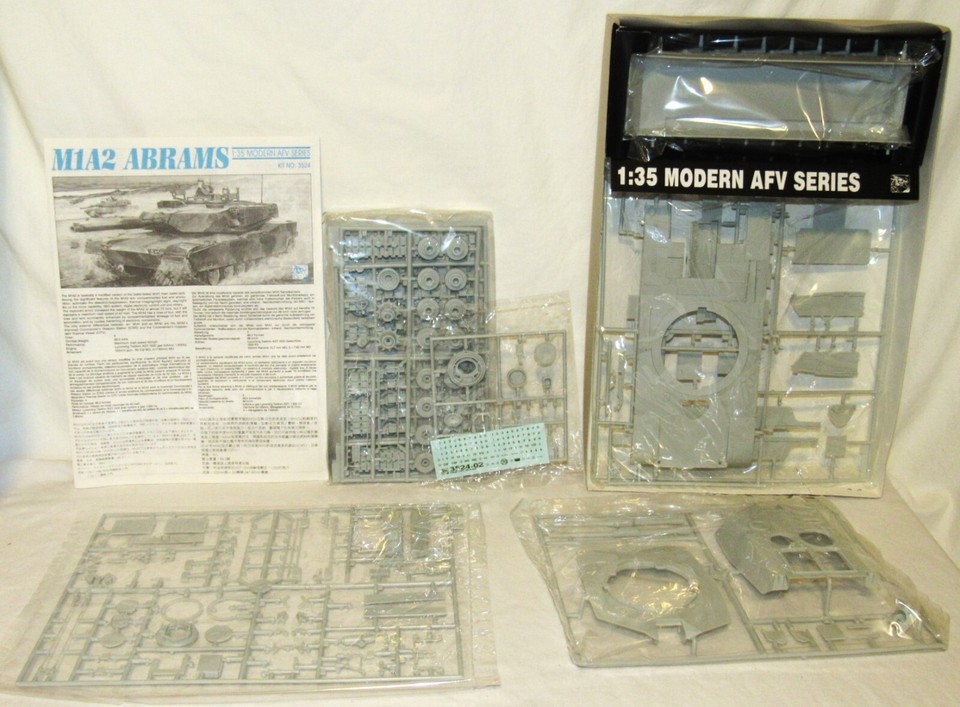 DML #3524 M1A2 Abrams (Modern AFV Series) 1:35 Scale Open Box - NOS | eBay