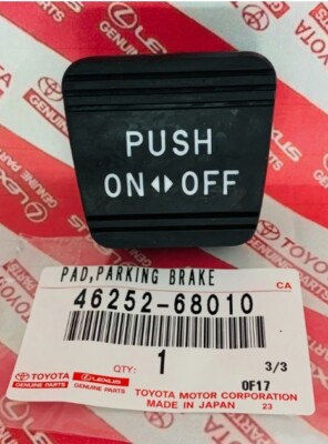 Genuine Toyota Tundra Tacoma Avalon Prius Emergency Brake Pedal pad ...