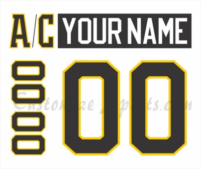 Kingston Frontenacs Customized Number Kit For 2012-2014 White Uniform ...
