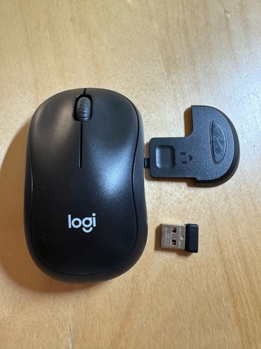 Logitech LOGI Wireless Mouse M185 BLACK w/ Receiver TESTED WORKING ...