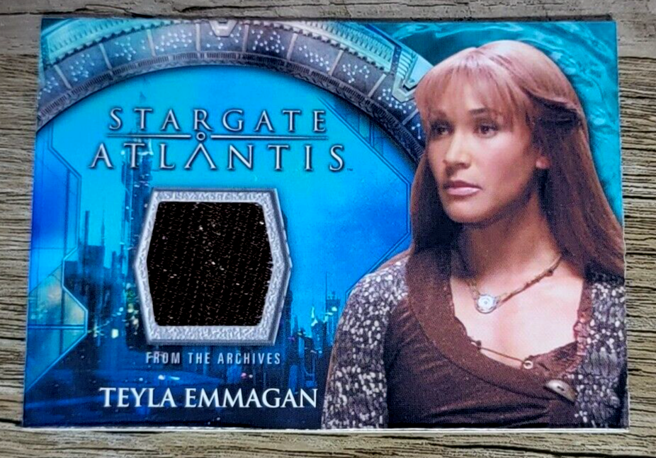 Stargate Heroes - Atlantis Teyla Emmagan Costume Relic Brown Relic | eBay