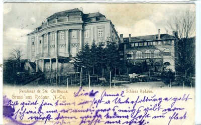 Austria Rodaun Pensionat St. Christiana 1905 cover Gottfried Halbritter ...