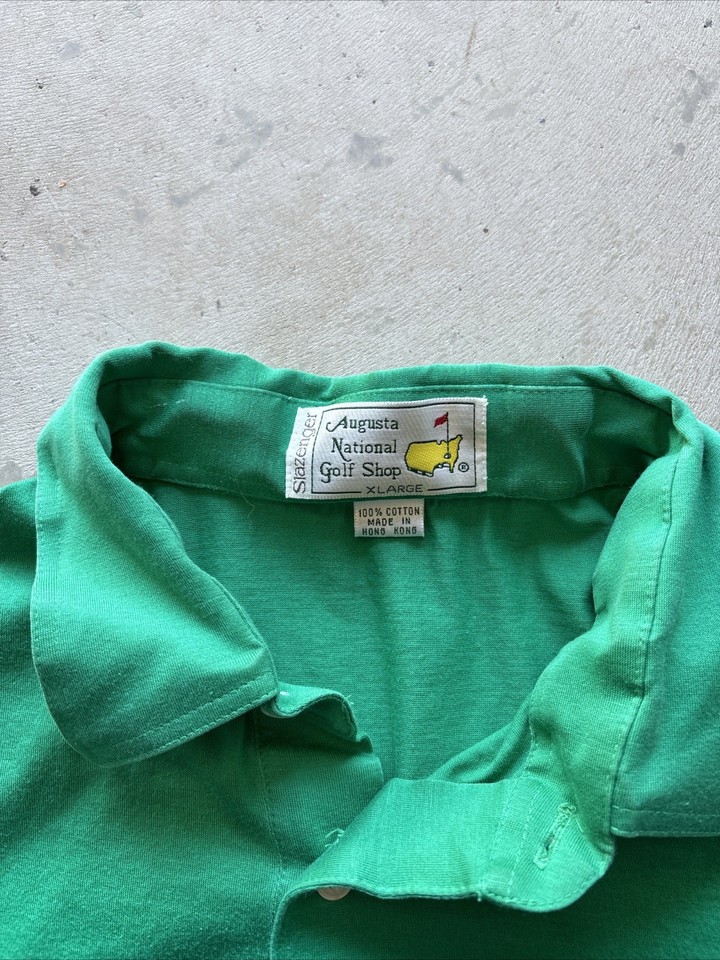 Masters Tech Polo Shirt Mens Medium Purple Augusta National Golf Logo ...