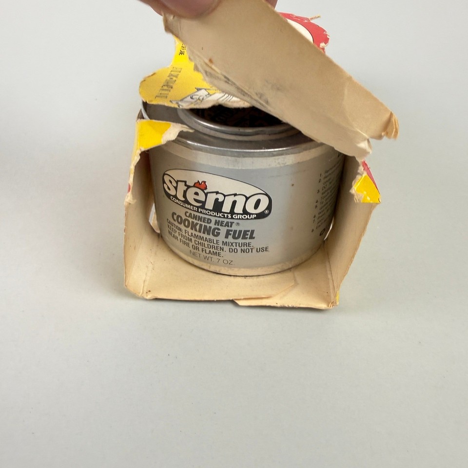 Sterno Folding Stove with Canned Heat Cooking Fuel for Camping ...