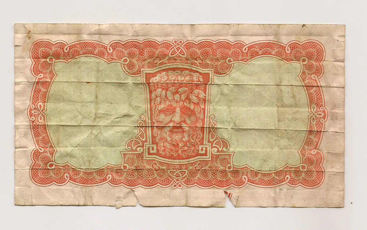 1962 The Central Bank of Ireland Ten Shillings Bank Note | eBay