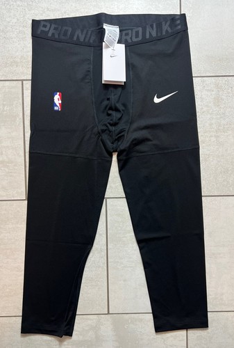 Brand New Nike NBA Pro Player Issued Compression Tights Black Size XL ...