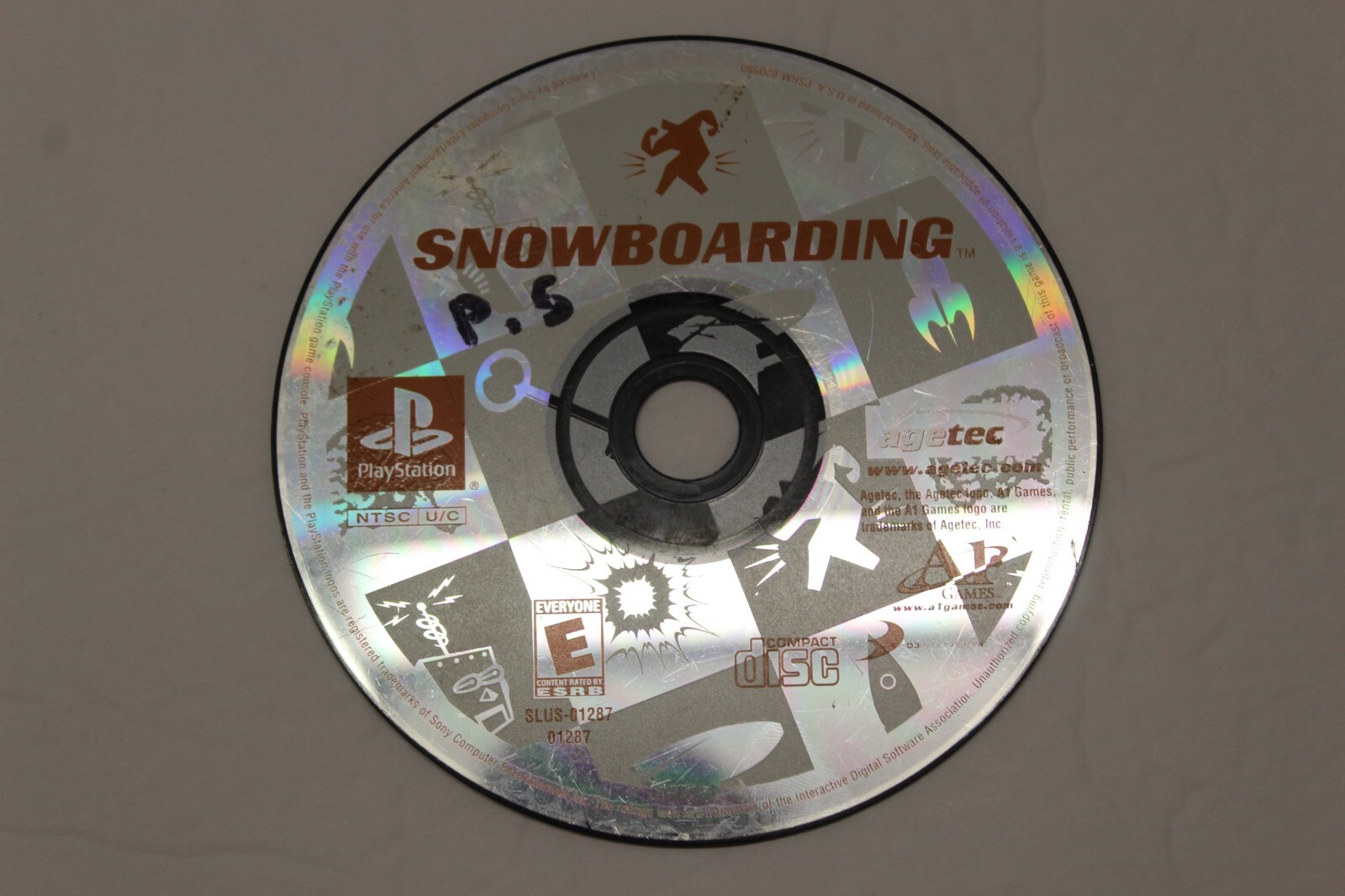 Snowboarding (PS1) Disc Only 93992071004| eBay
