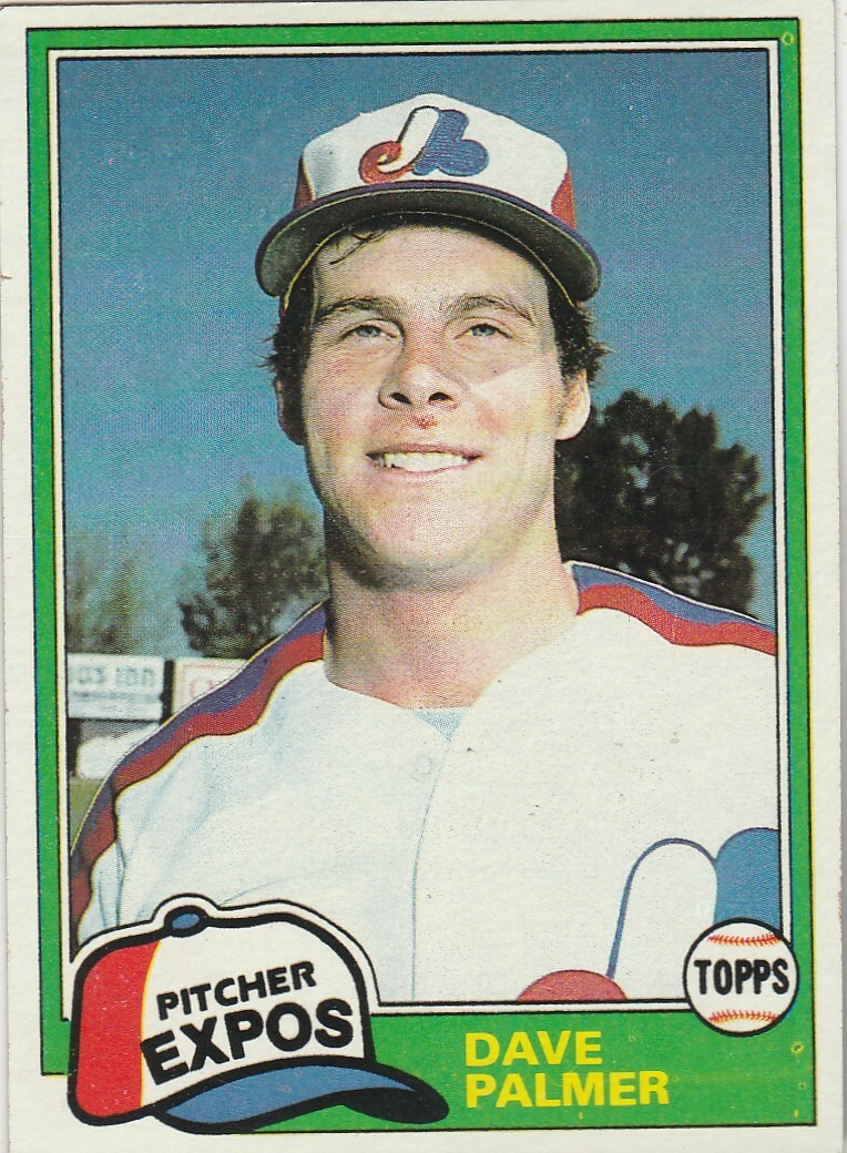 FREE SHIPPING-MINT-1981 Topps #607 Dave Palmer Expos PLUS BONUS CARDS ...