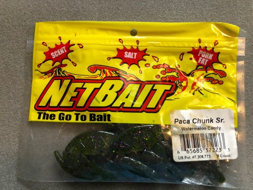Netbait Paca Chunk Sr. Watermelon Candy Fishing Bait 665685372233 | eBay