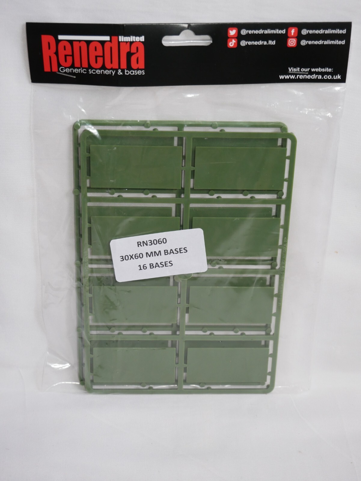 Renedra Limited Generic Scenery & Bases 30 x 60mm Bases 16 Per Pack ...