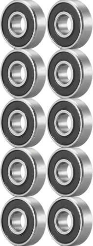 10pcs SR10 2RS Stainless Steel Sealed 5/8" x 1 3/8" x 11/32" inch Ball ...