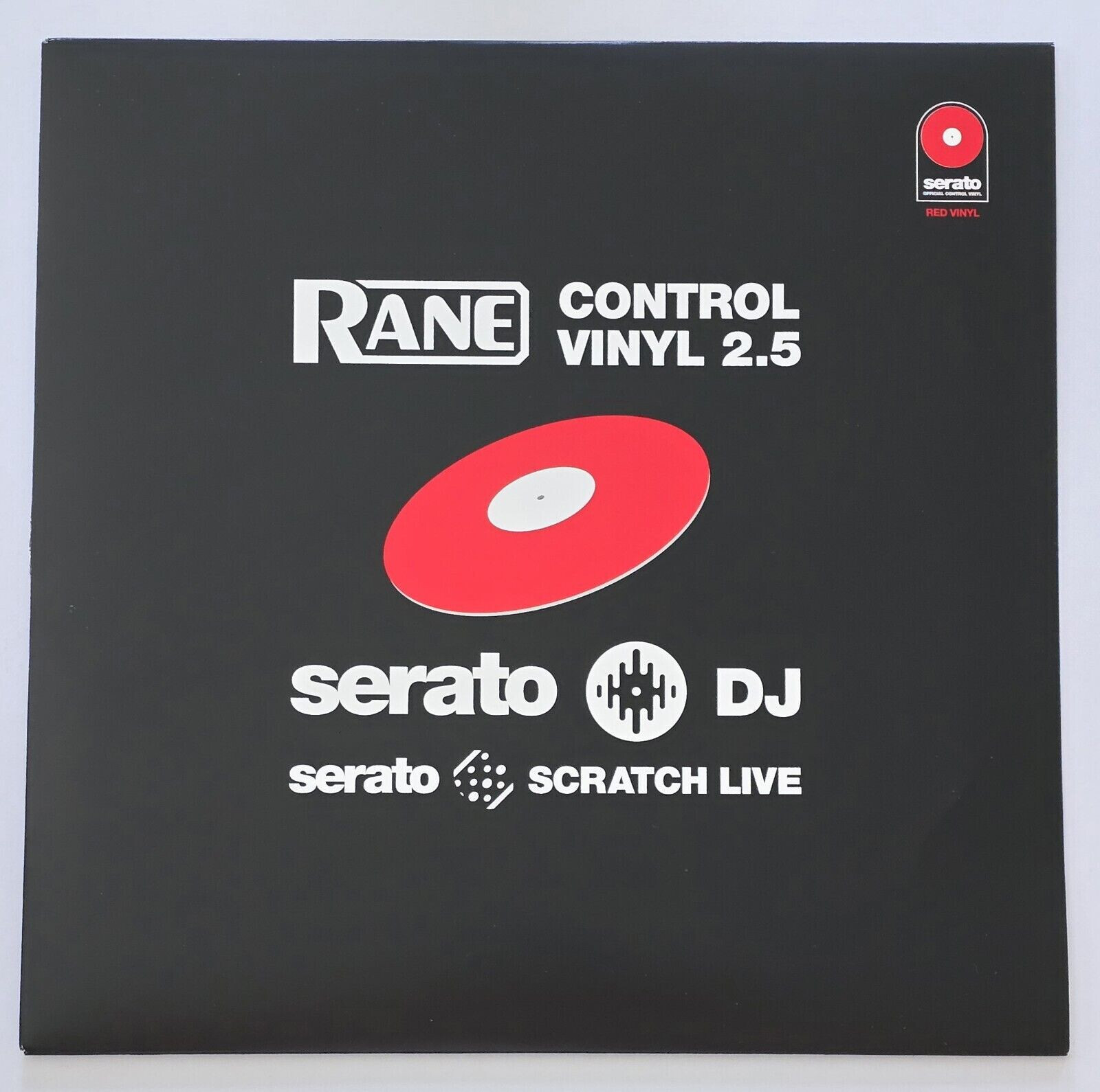 RANE Serato Scratch LIVE 2.5 Control 12" RED Vinyl Record **FACTORY ...