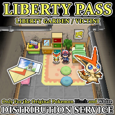 Pokemon Black and White Liberty Pass Victini Event Distribution Service ...