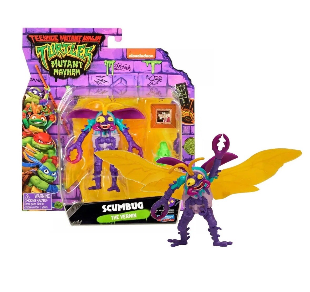 Scumbag Teenage Mutant Ninja Turtles BROKEN LEG*** Super7 TMNT Wave 9