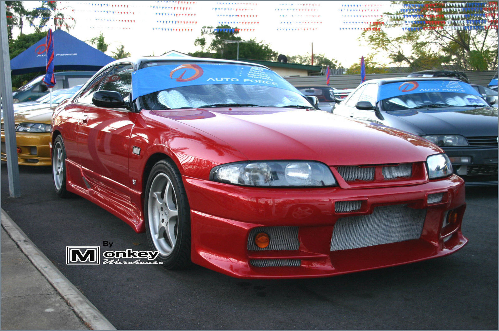 TOP SECRET FRONT BUMPER BODY KIT FOR NISSAN R33 SKYLINE GTS/GTS-T 2 ...
