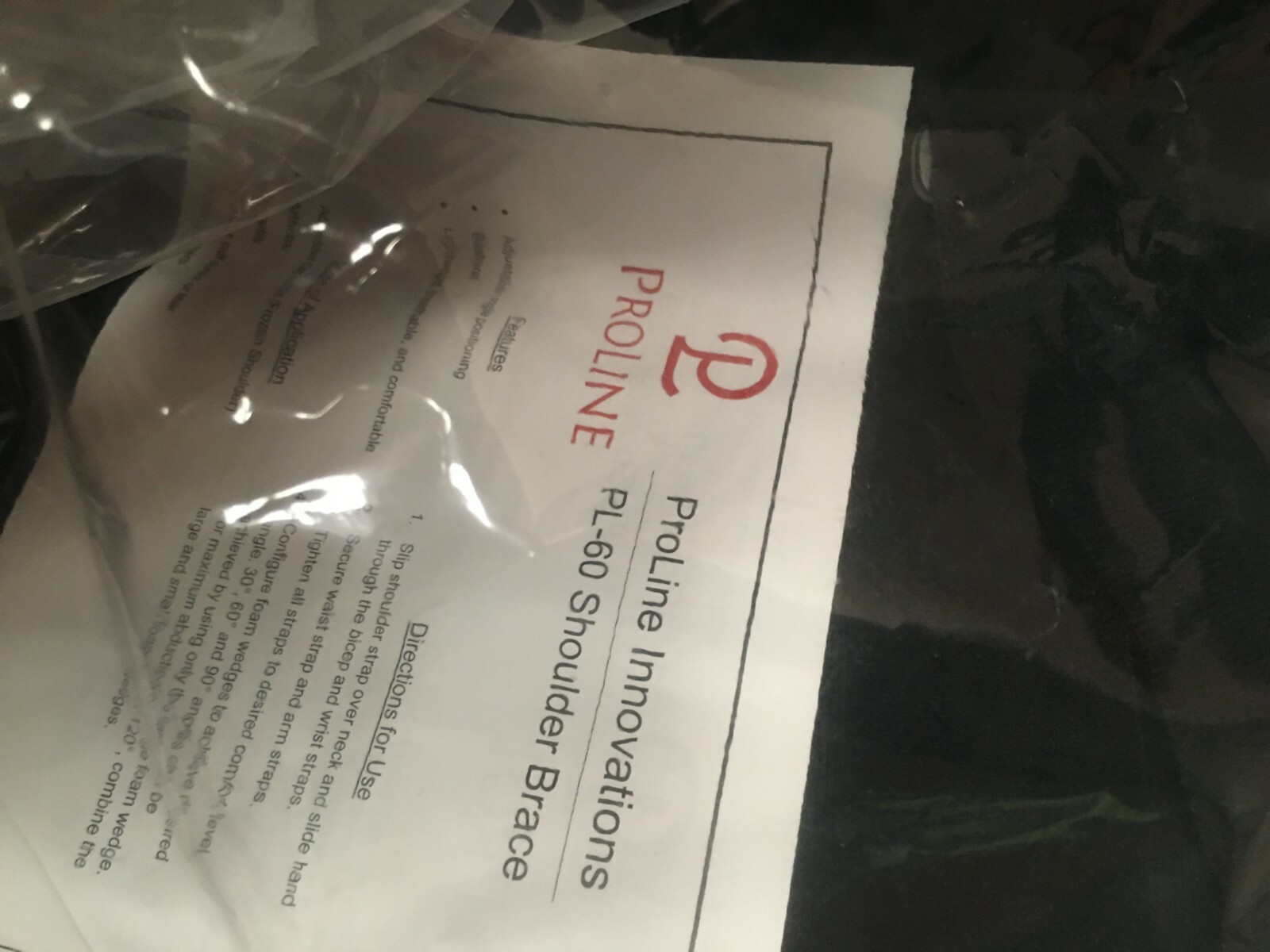 ProLine PL-60 Shoulder Support Brace Size S | eBay