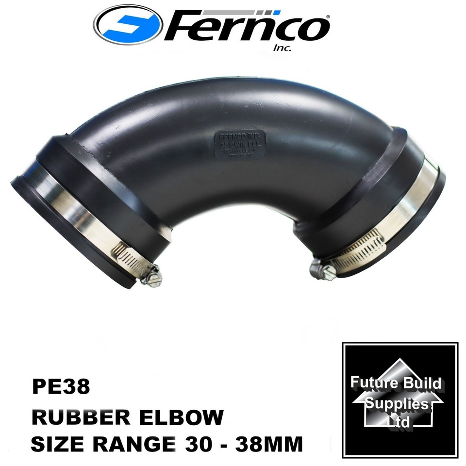 Flexseal Flexible Rubber Boot Reducer Coupling Adaptor Pipe Connector ...