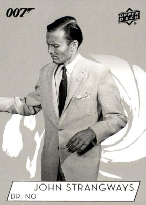 Timothy Moxon as John Strangways-2019 Upper Deck James Bond Collection ...