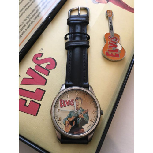 [Rare] Elvis Presley Collector's Set Watch Badge Tin Case | eBay