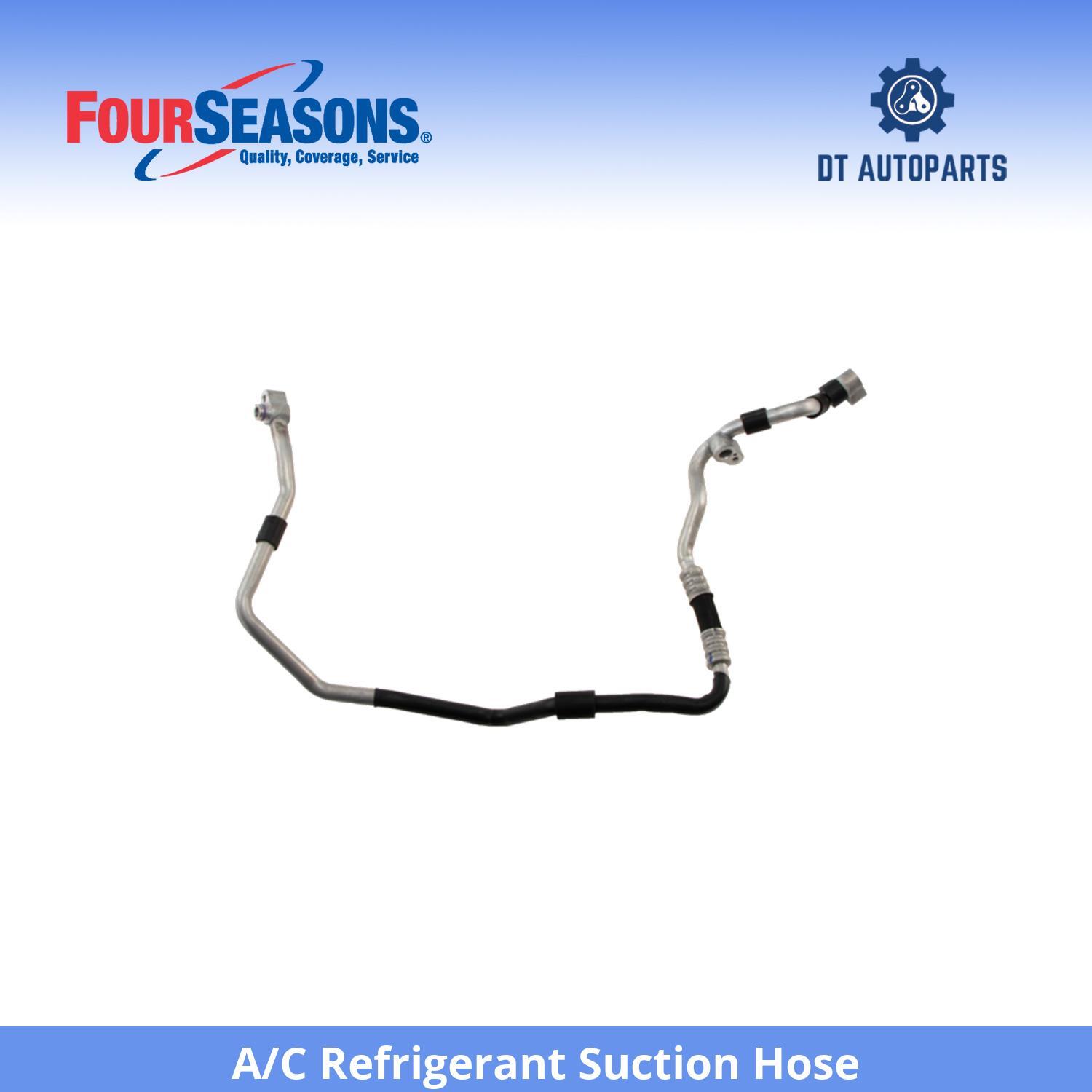 For 2007-2015 Audi Q7 A/C Refrigerant Suction Hose Front 4 Seasons 2008 ...
