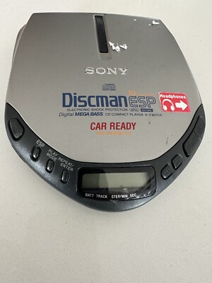 Sony Discman ESP D-E307 CK Clean Works! Digital Mega Bass And Car Ready ...