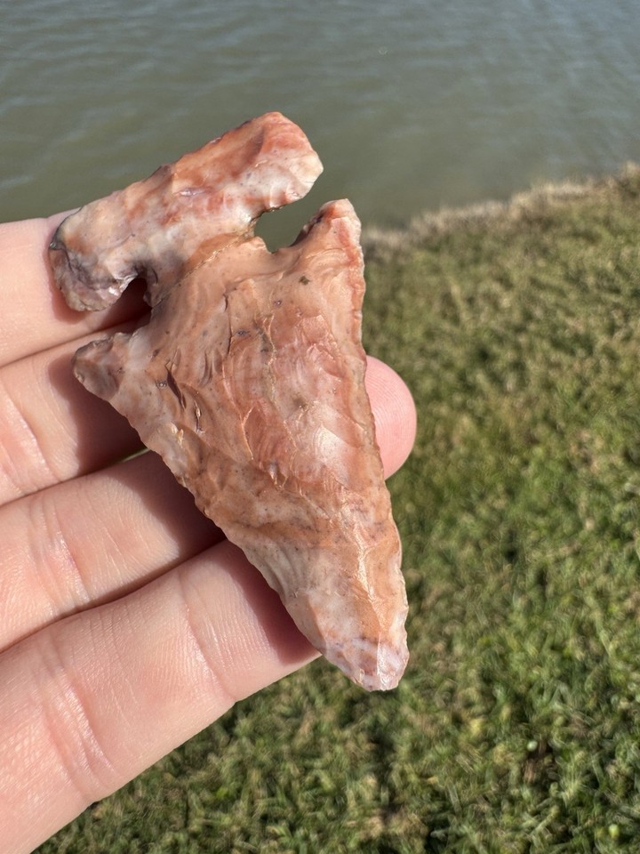 Rare Native American Flintridge Thebes Arrowhead Point | eBay